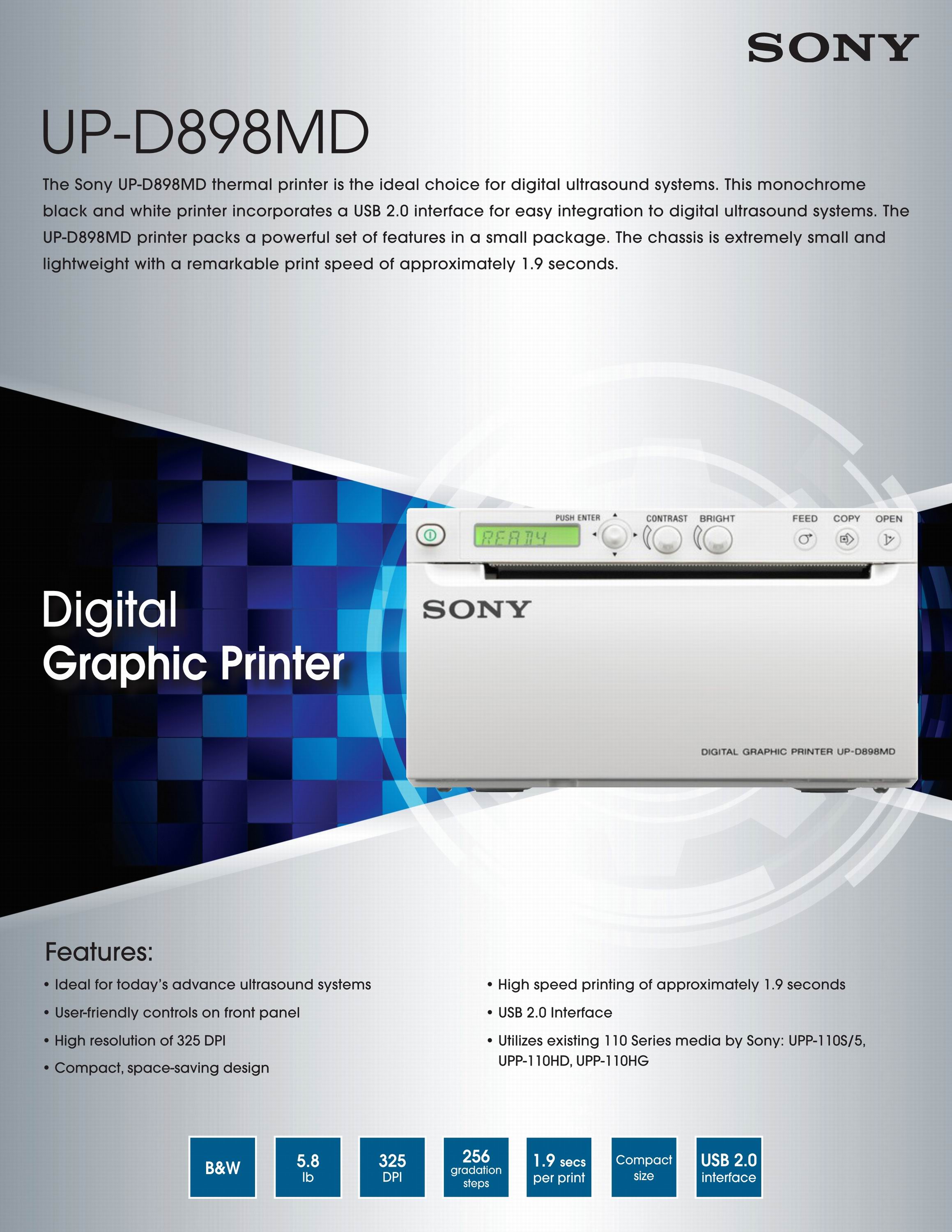 SONY UP-D898MD Digital Graphic Printer - Buy Digital Graphic Printer ...